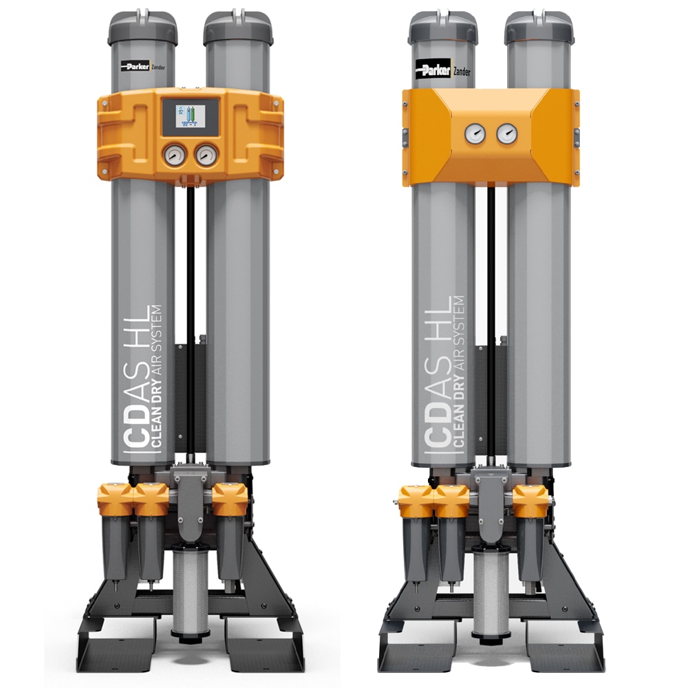 CDASHL060-70N16AE - CDAS HL Medium Flow Heatless Compressed Air Dryer System | Hydradyne LLC