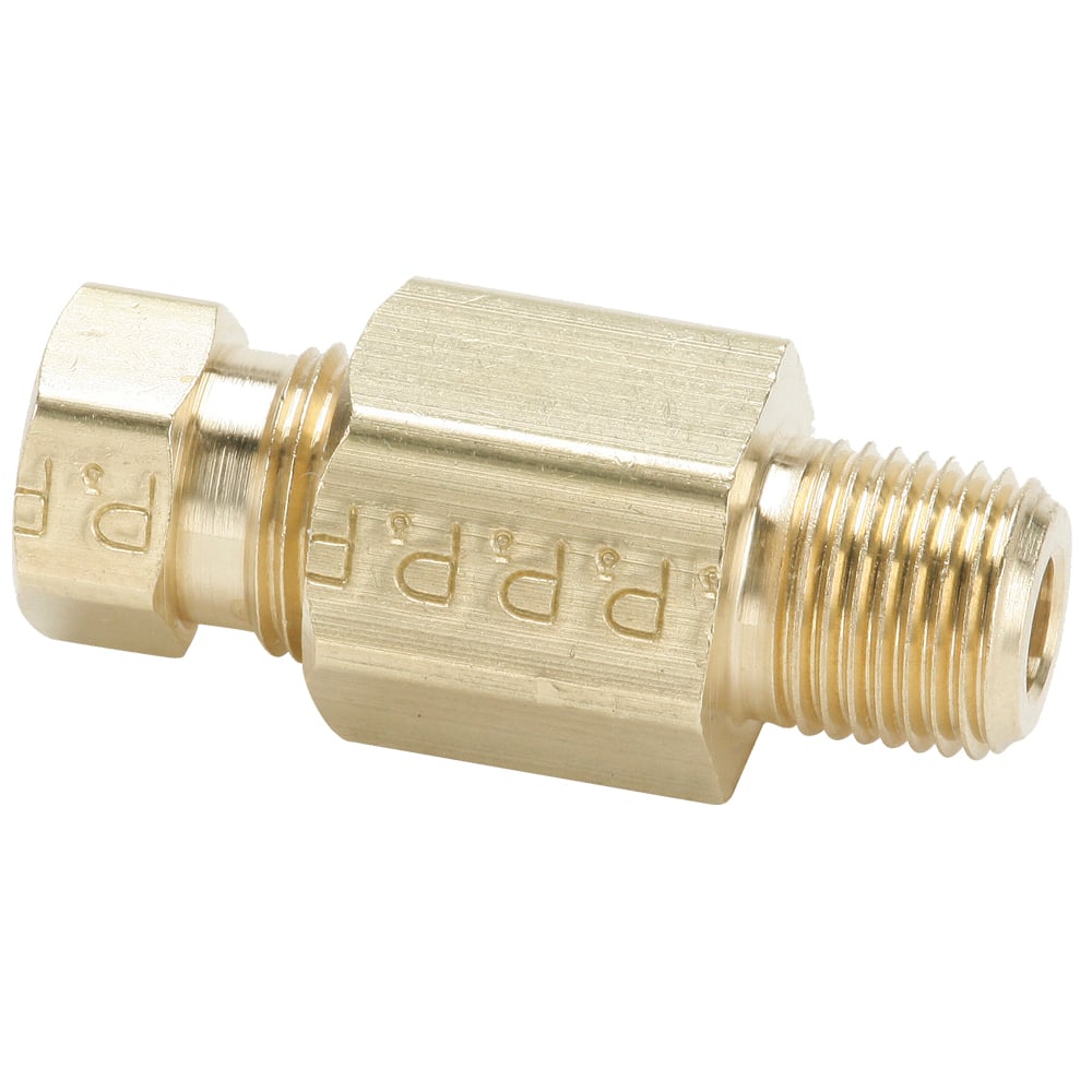 68HD-4-4 - Brass flareless tube fitting, Hi-Duty | Hydradyne LLC