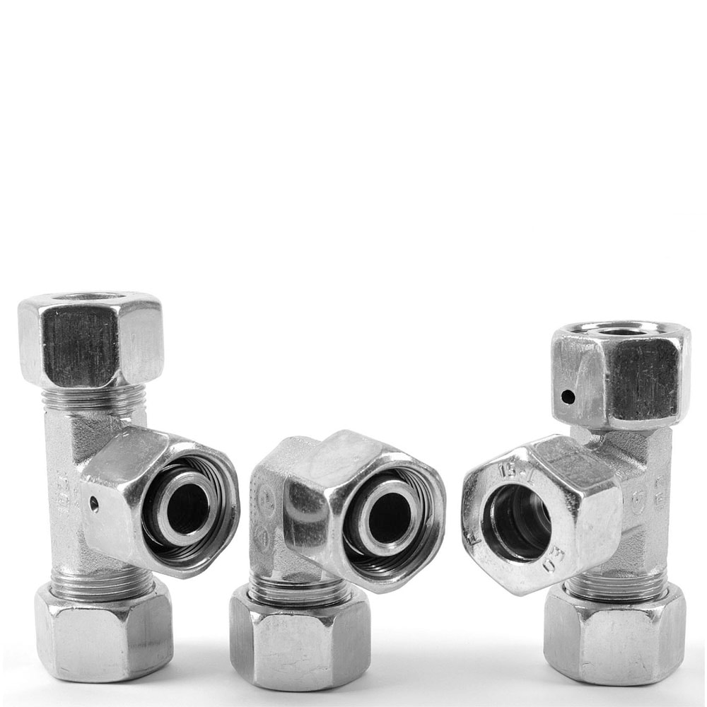 EW08LREDCF - Ermeto DIN Swivel adjustable high pressure tube fittings | Hydradyne LLC