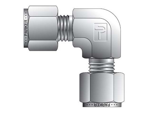 6-6 EBZ-SS-C-C3 - Union Elbow - For fractional tube | Hydradyne LLC