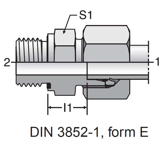 GE12LM18X1.5EDCF - GE-M-ED Male Connector | Hydradyne LLC