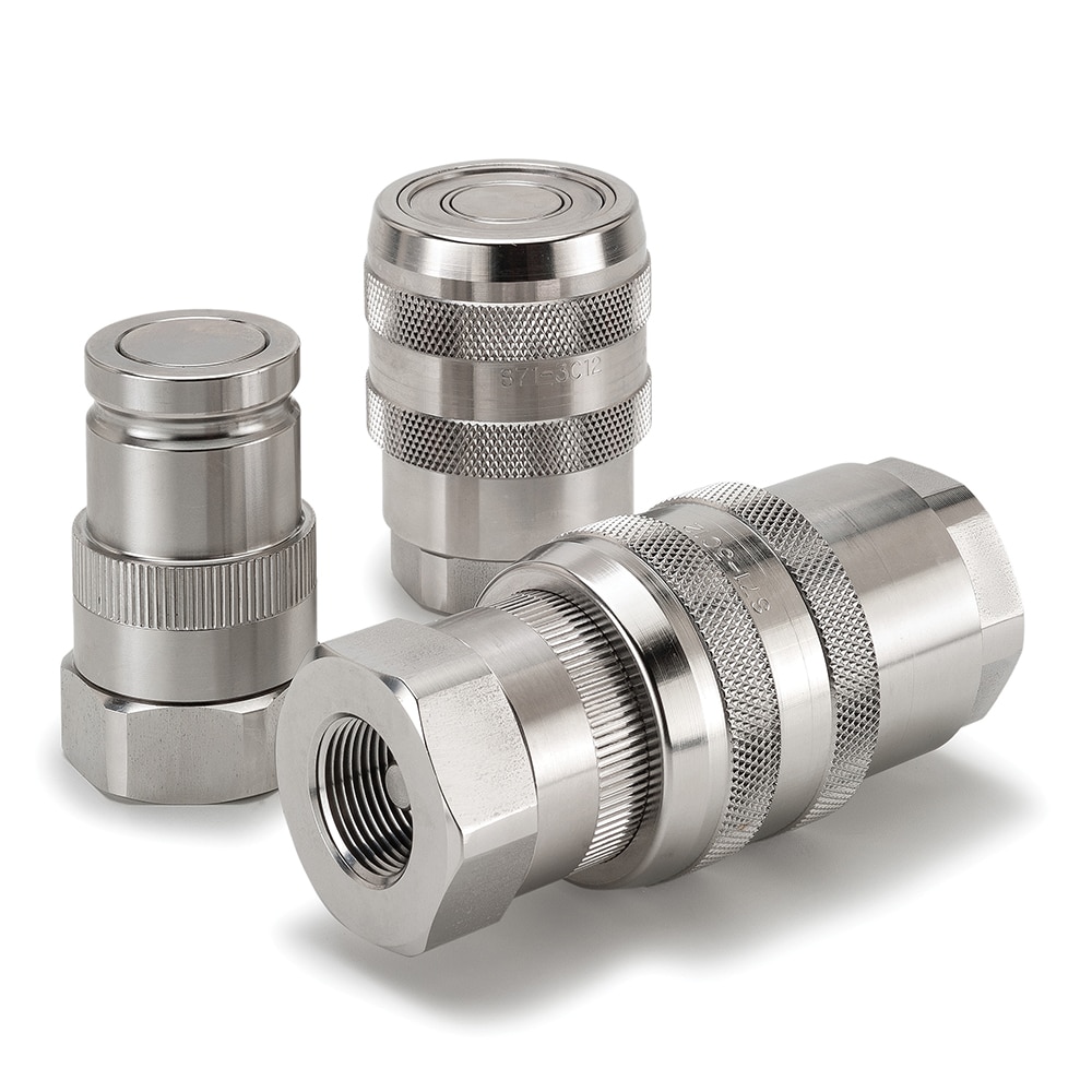 71-3C16-16FSL - High Pressure , Non-Spill, Flat Face, Hydraulic Quick ...