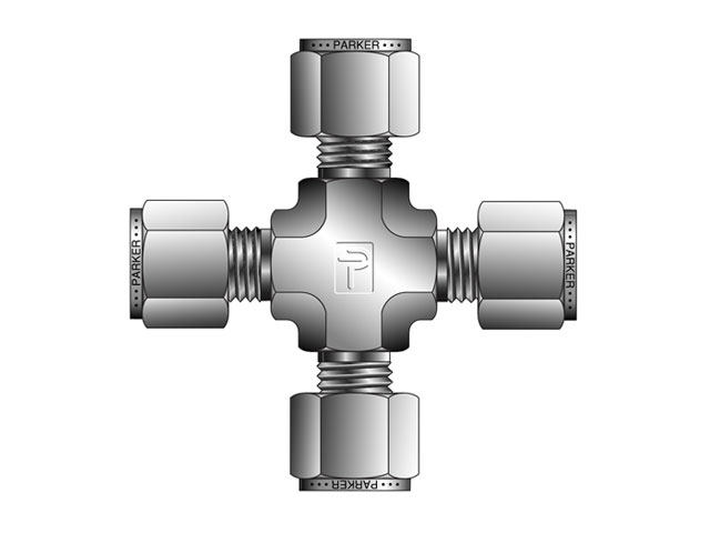 4 KBZ-S - CPI Inch Tube Union Cross - KBZ | Hydradyne LLC