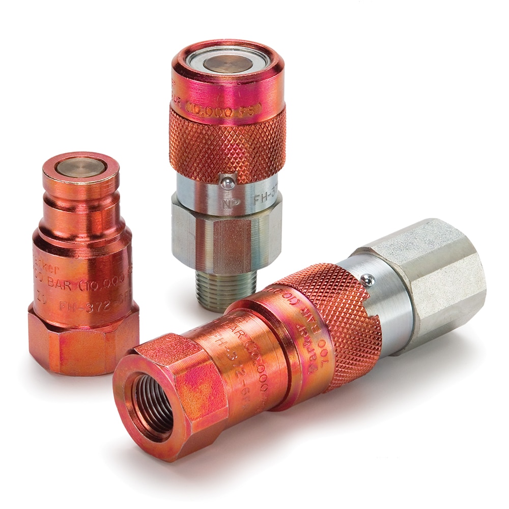 FH-371-6MP - High Pressure, HTMA, Non-Spill, Flat Face Quick Couplings ...