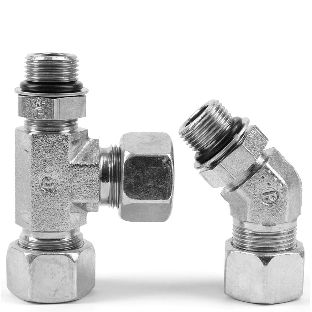 WEE18LRCF - Ermeto DIN Locknut adjustable high pressure tube fittings | Hydradyne LLC
