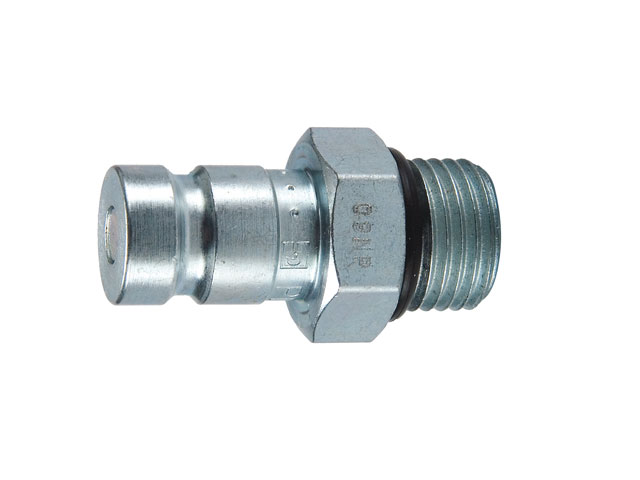 PD341-BULK - PD Series Nipple - Male SAE Straight Thread | Hydradyne LLC