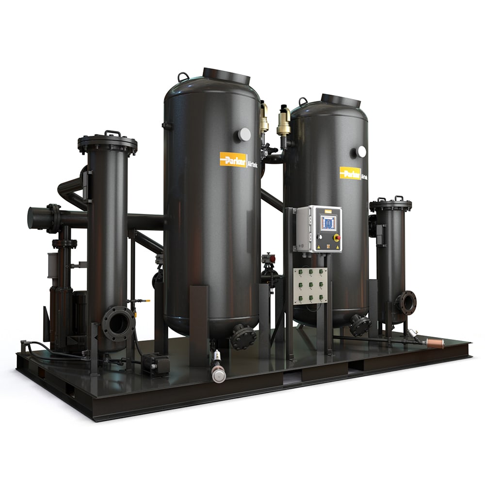 TWB7501FY41NNN - Blower Purge Heat Reactivated Desiccant Air Dryer -TWB ...
