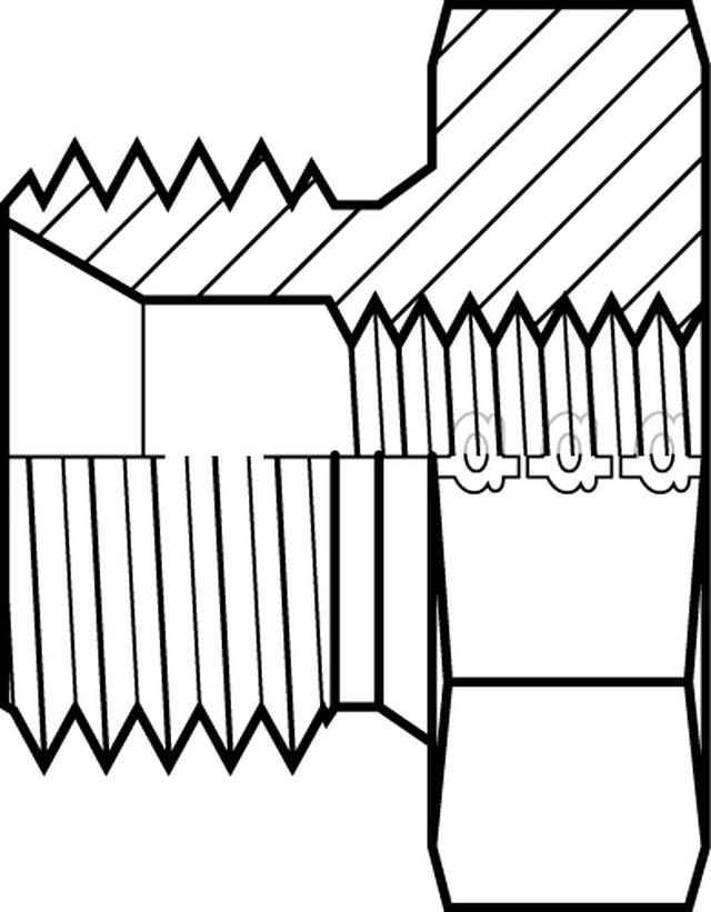BUY ADAPTALL 9038 SERIES PART NUMBER: 9038-12-08ES | Hydradyne LLC