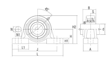 UCPX-1.15/16 - NTN Series UCPX Set Screw Type | Hydradyne LLC