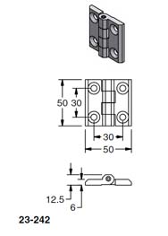 23-242 - Medium Hinge 30/28 | Hydradyne LLC