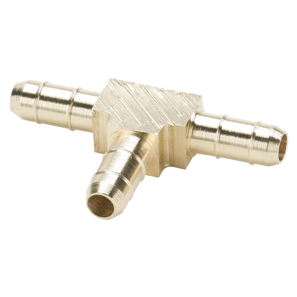 224-4 - Brass Pneumatic Hose Barbs for Tubing, Dubl-Barb | Hydradyne LLC