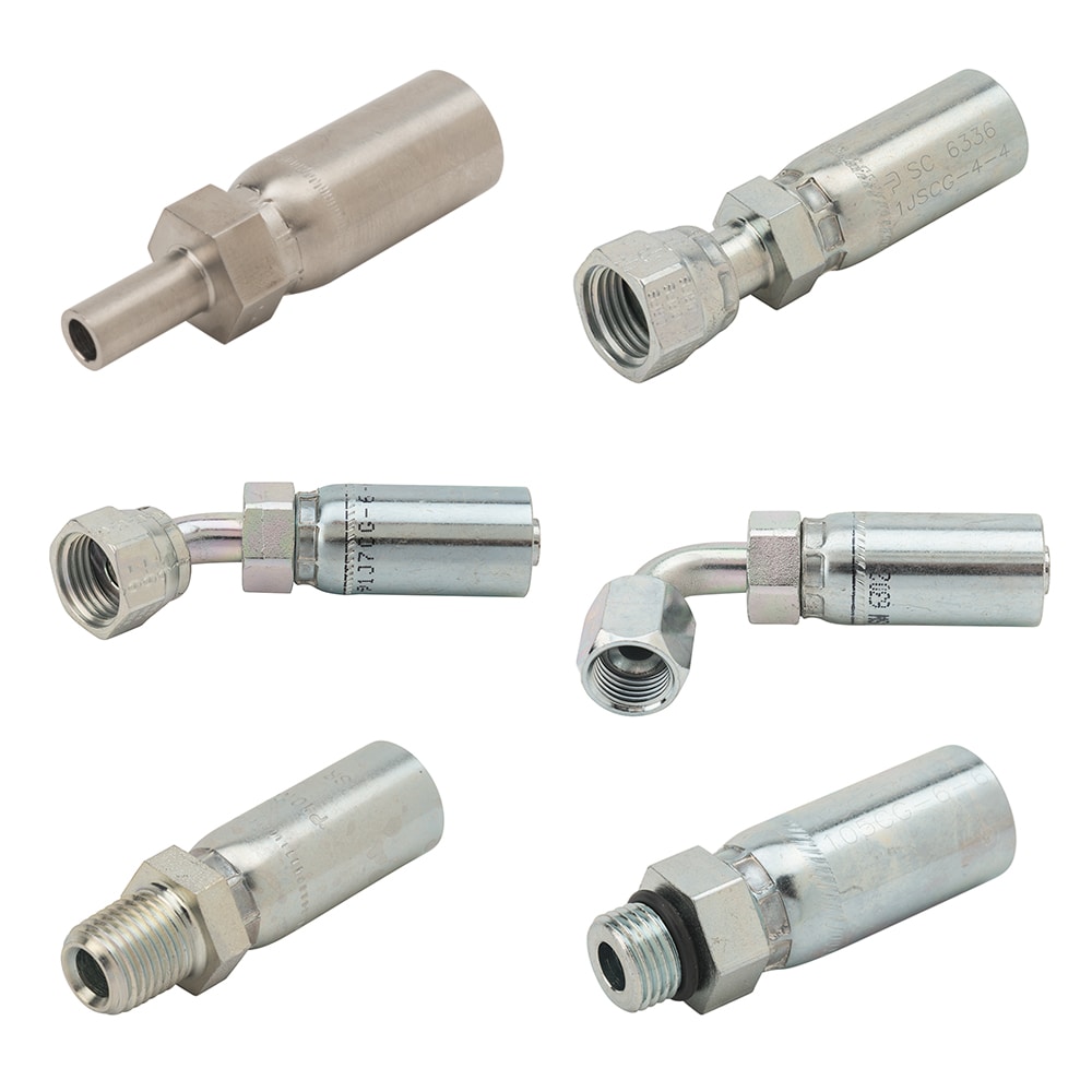 106CG-5-4 - Permanent Crimp Fittings - CG Series Fittings | Hydradyne LLC