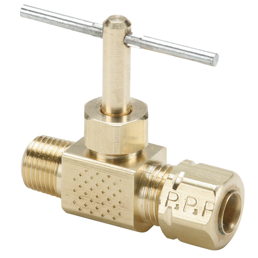 NV103F-4-2 - Brass Needle Valve, Low Pressure - NV Series | Hydradyne LLC