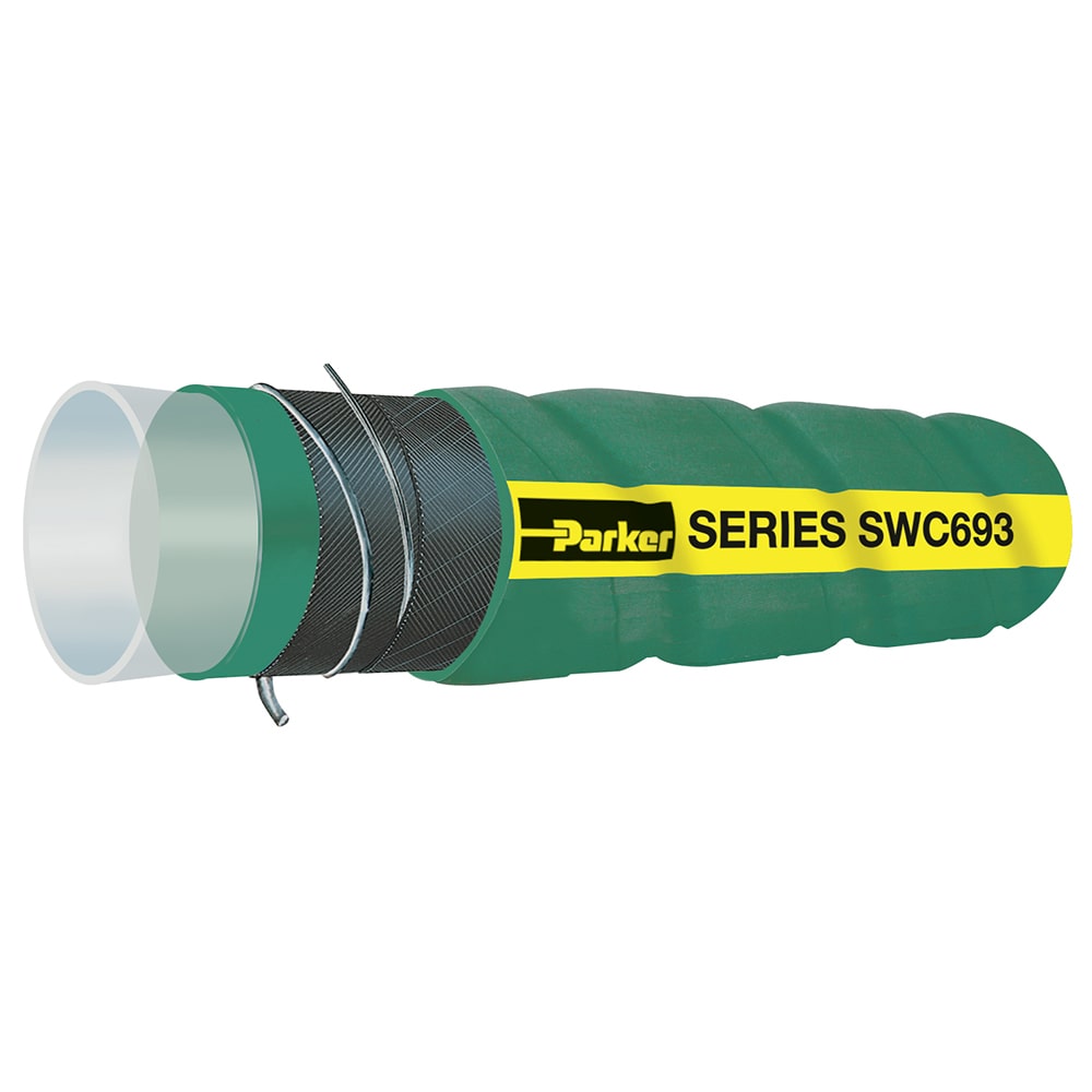 SWC693B-2000 - WILDCATTER® UHMWPE CORRUGATED CHEMICAL SUCTION HOSE ...