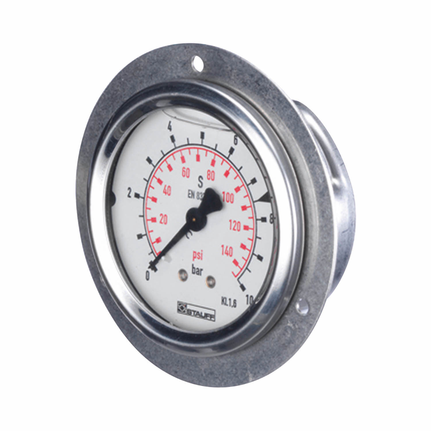 SPG-063-00100-01-P-B04 - Pressure Gauge (Analog) Size: 63 mm, bar/PSI ...