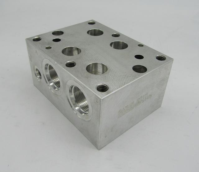 DAMAN AD08SPRVS16S Aluminum Valve Subplate | Hydradyne LLC